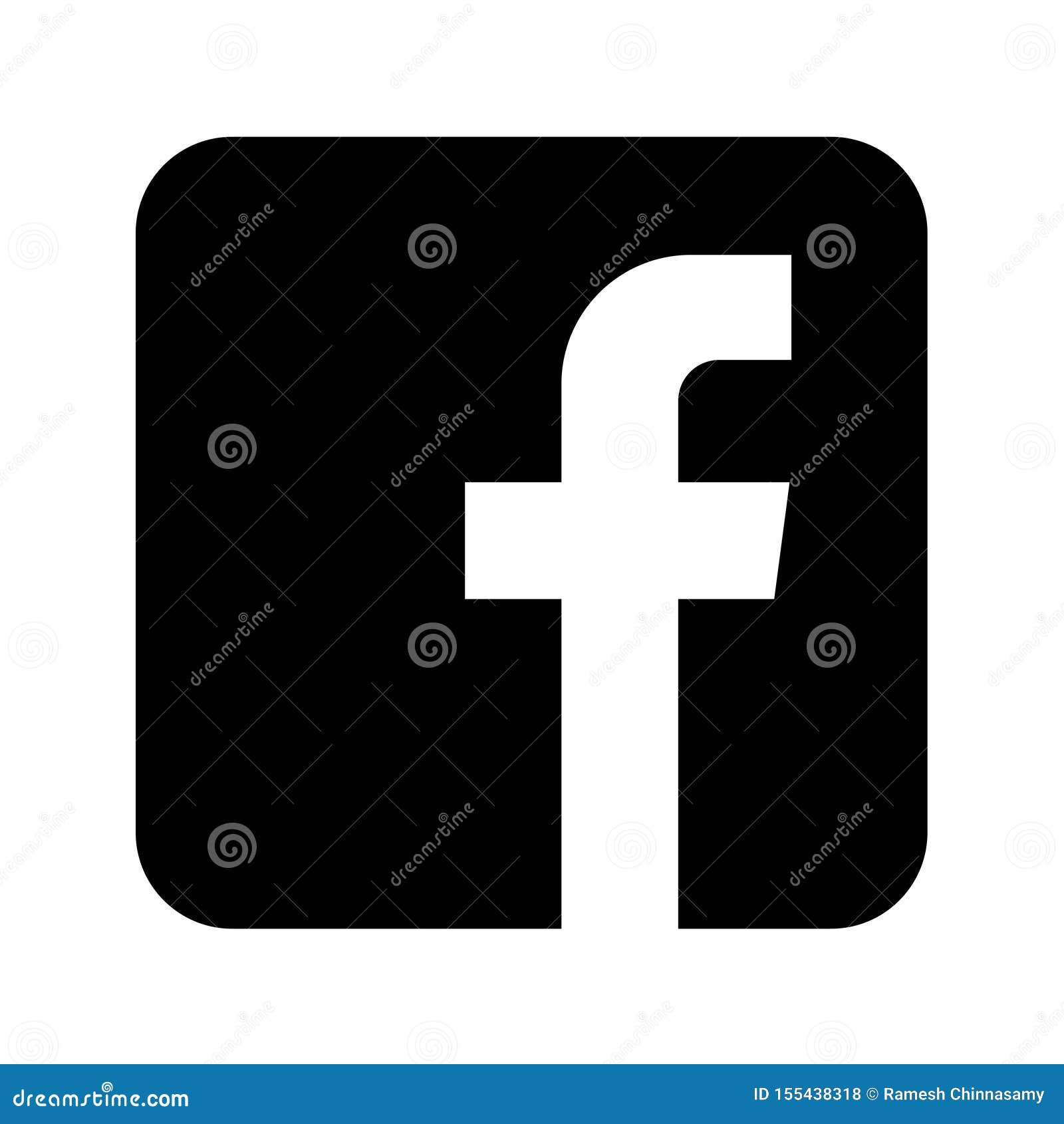 Facebook Social Media Icon Button Editorial Stock Photo - Illustration ...
