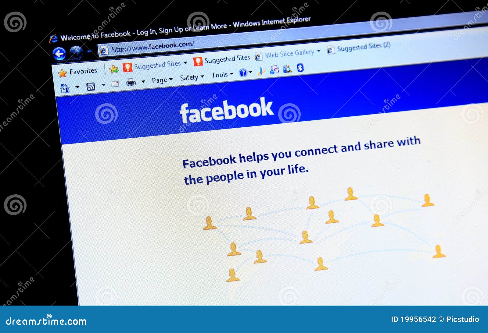 Facebook editorial photography. Image of social, technology - 19956542