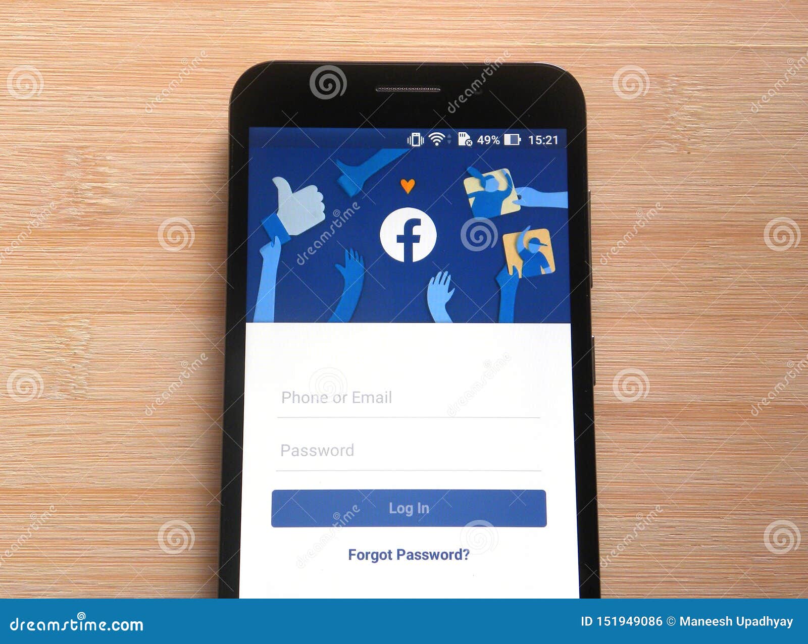 Facebook account login editorial photo. Image of networking - 151949086