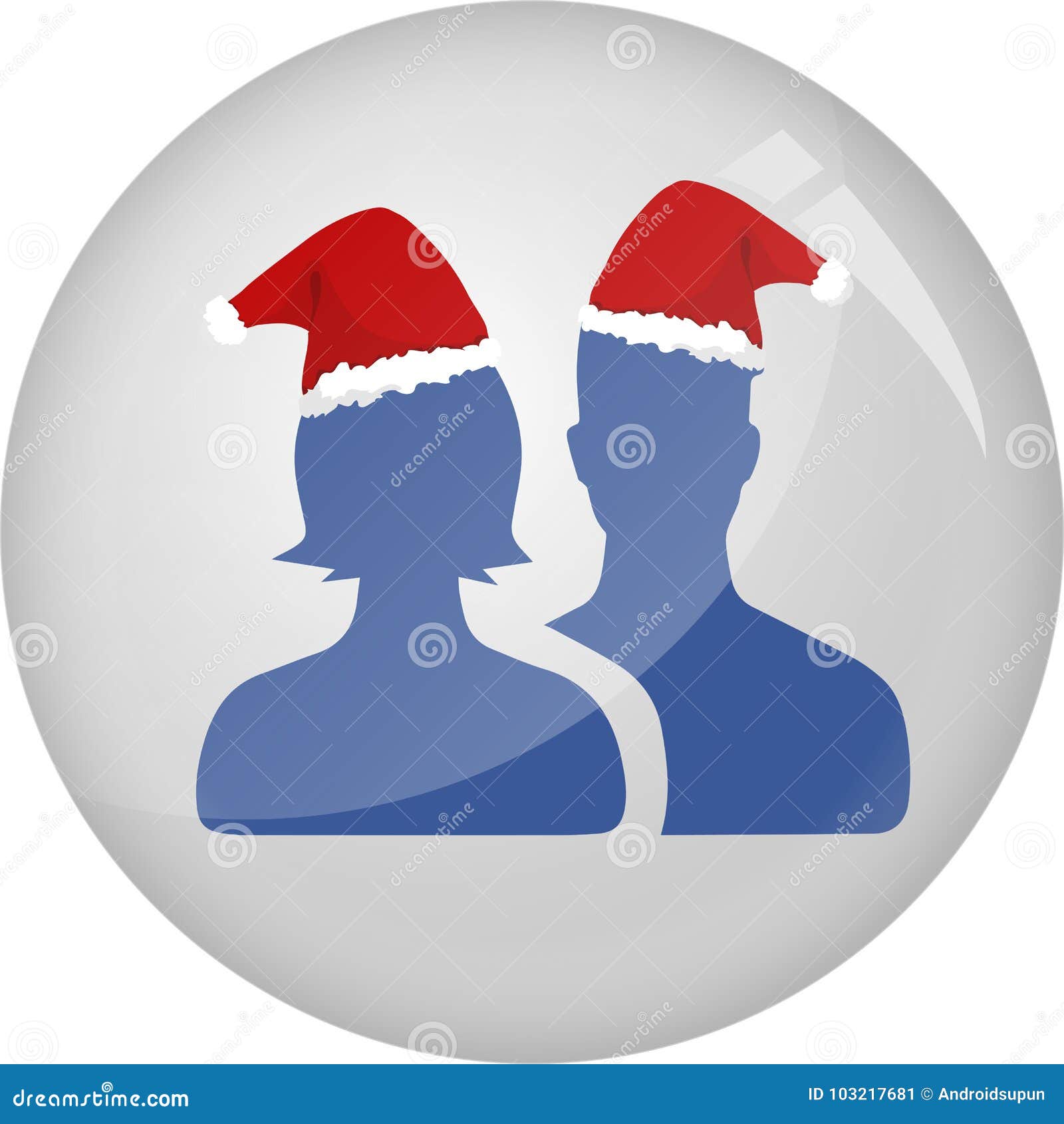 Facebook Christmas logo stock illustration. Illustration of gather ...