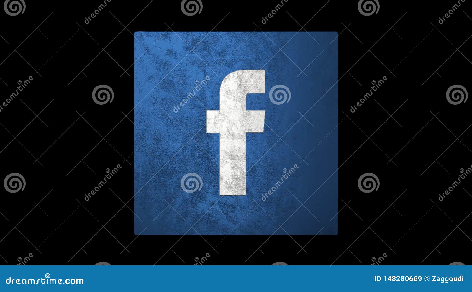 Facebook 3D Rotating Logo stock video. Video of dislike - 148280669
