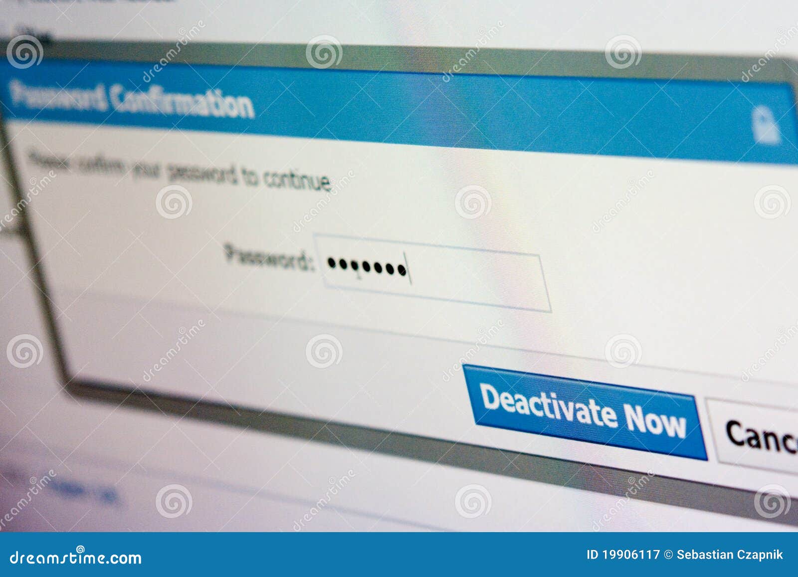 Facebook - Deactivate Account Editorial Photography - Image of ...