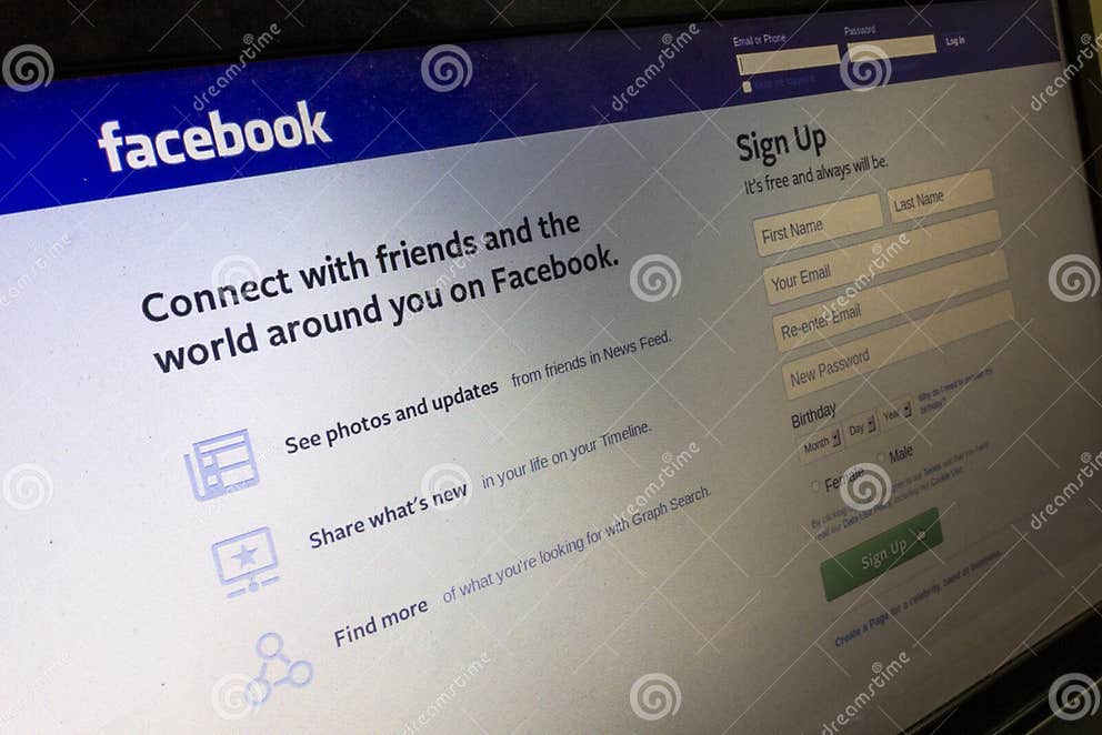 Facebook editorial photography. Image of home, laptop - 39470597