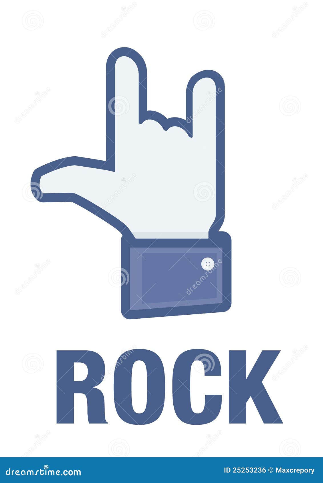 Facebook Rock Sign