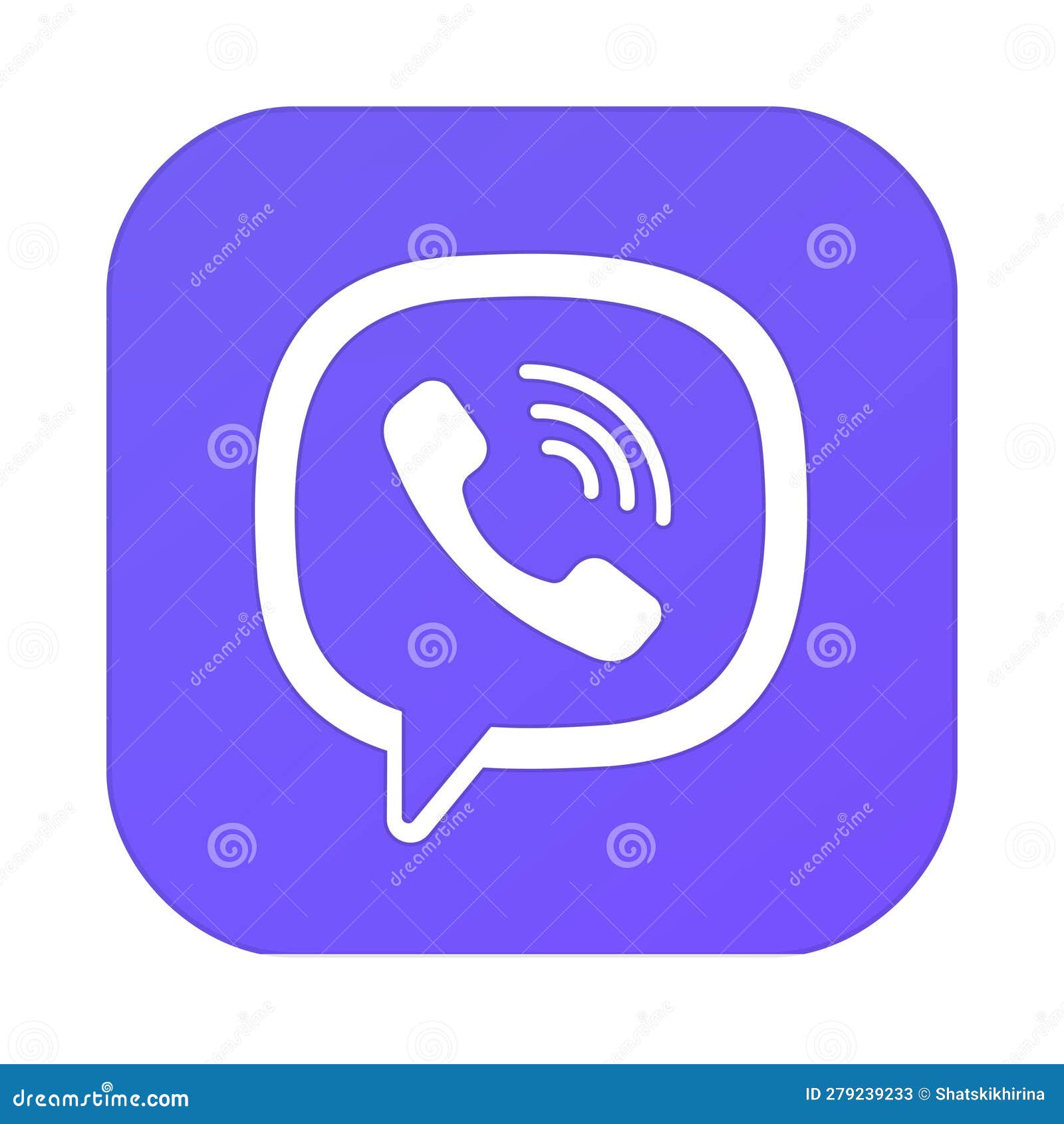 Viber App Icon. Popular Messenger Editorial Stock Photo - Illustration ...