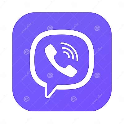 Viber App Icon. Popular Messenger Editorial Stock Photo - Illustration ...
