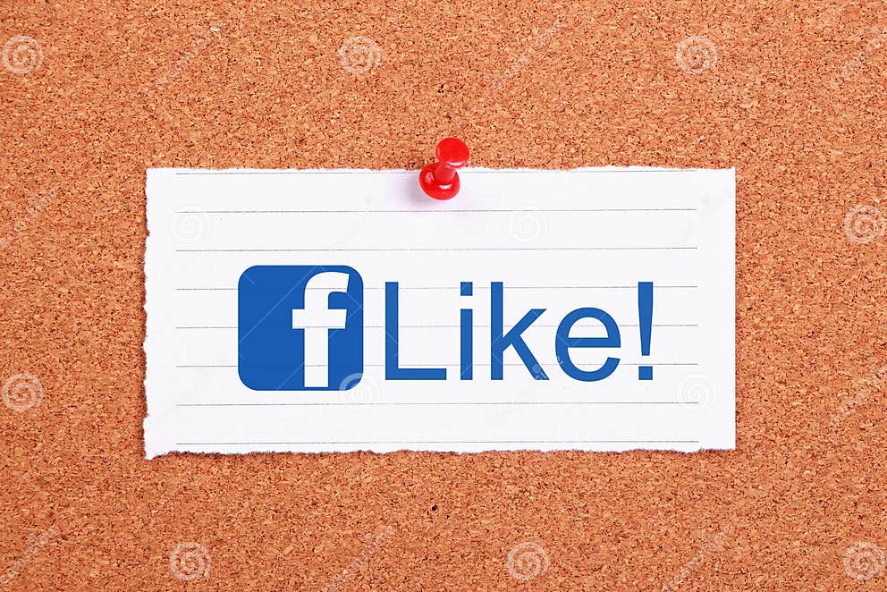 Facebook Like editorial stock photo. Image of interface - 45775878