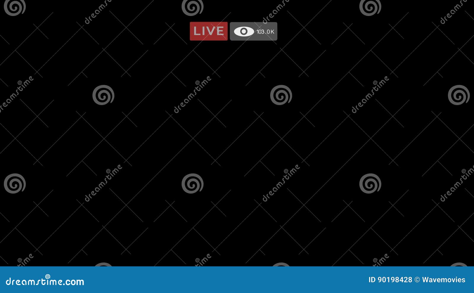 Facebook Live Screen Interface Stock Footage - Video of interactive ...