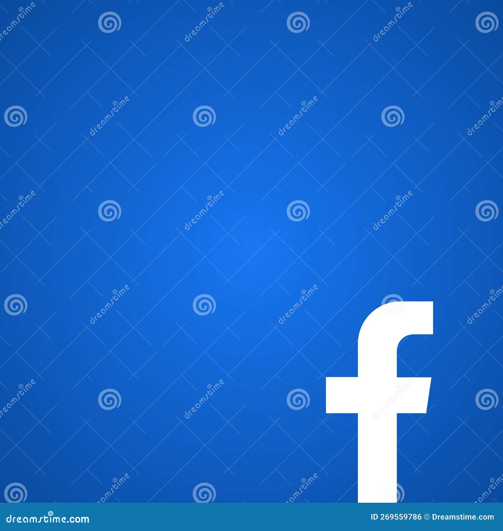 16th February 2023, Facebook Icon Illustration in Jpg File with Blue ...