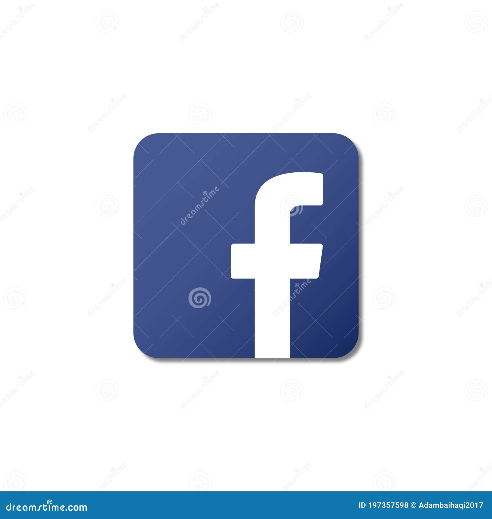 Facebook Logo Icon Sleek and Elegant. Facebook Social Media Logo Icon ...