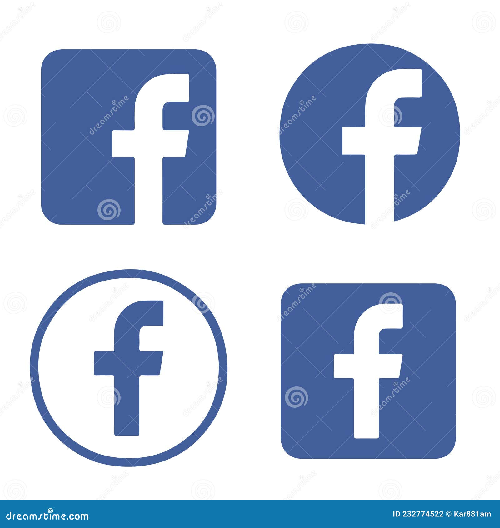 Facebook Logo Icon Vector Graphics Editorial Photography - Illustration ...