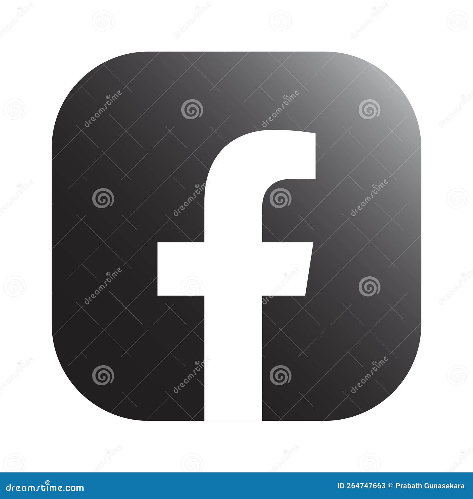 Facebook Logo for Web and Print Editorial Stock Photo - Illustration of ...