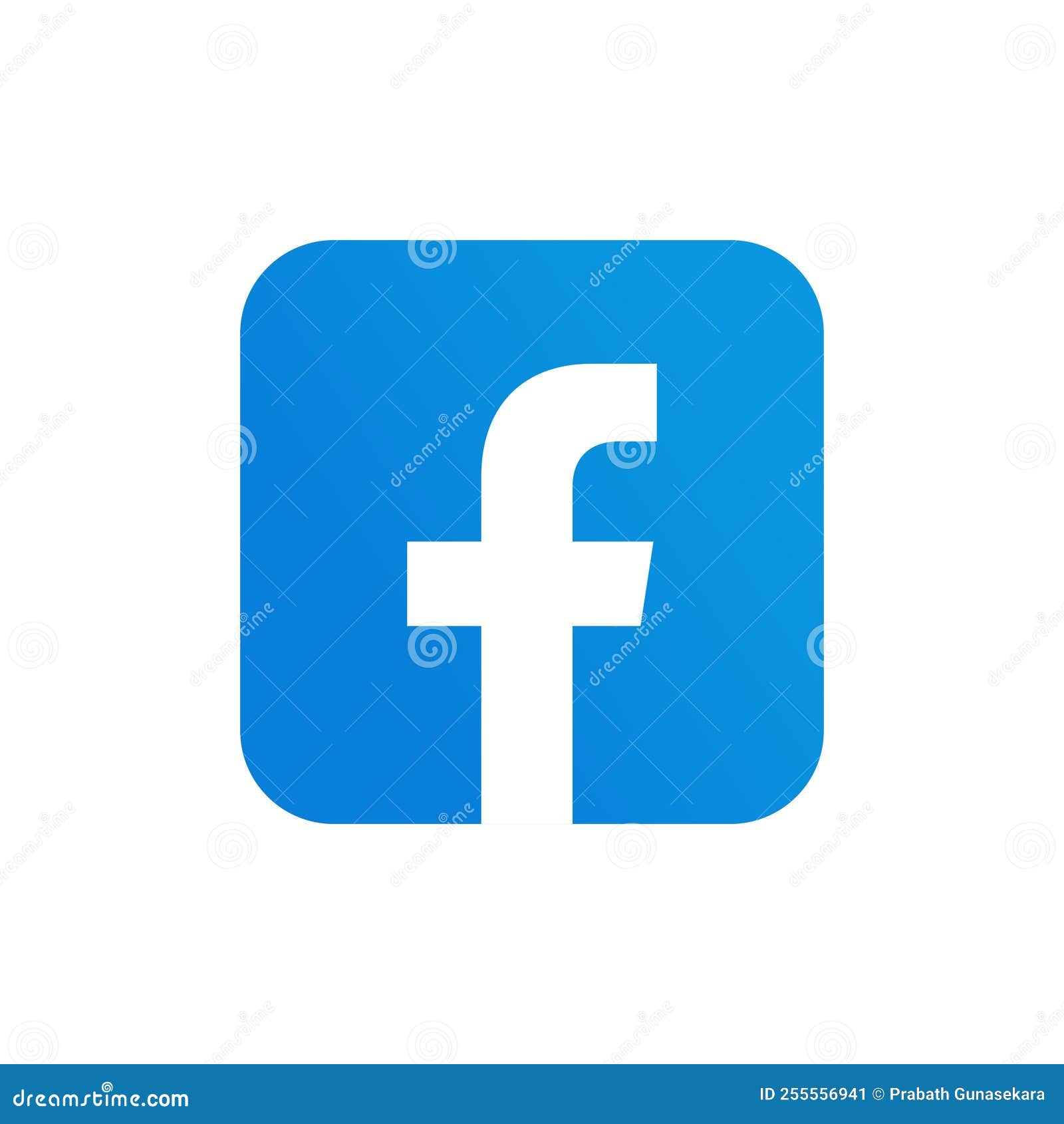 Facebook Logo with Vector Eps File. Squared Coloured Editorial Photo ...