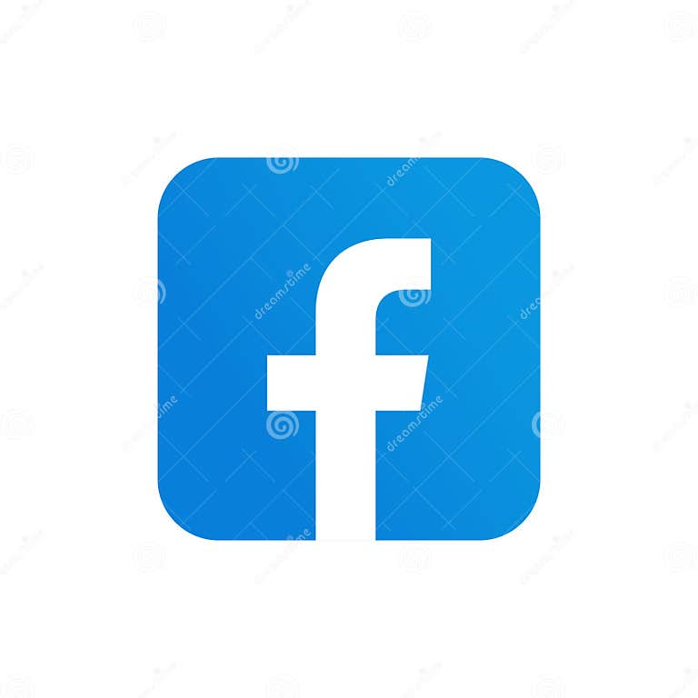 Facebook Logo with Vector Eps File. Squared Coloured Editorial Photo ...