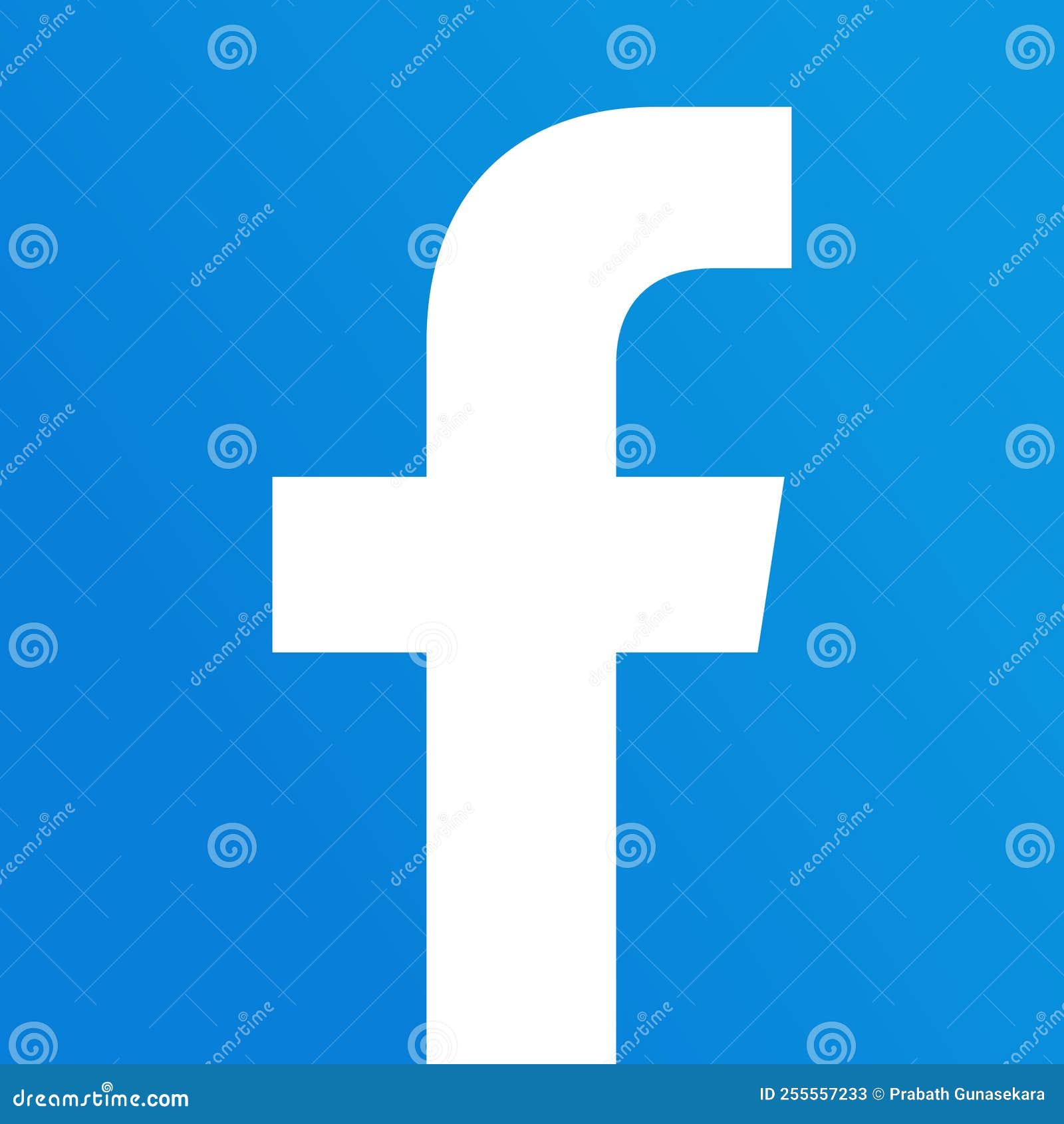 Facebook Logo with Vector Eps File. Squared Coloured Editorial Stock ...