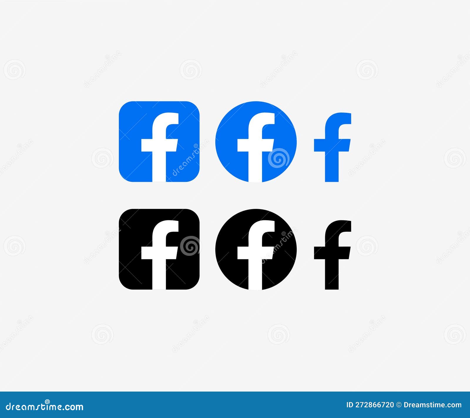 Facebook Logotype Set. Facebook Icons. Social Media Vector Design and ... Facebook Logotype Set. Facebook Icons. Social Media Vector Design and ...
