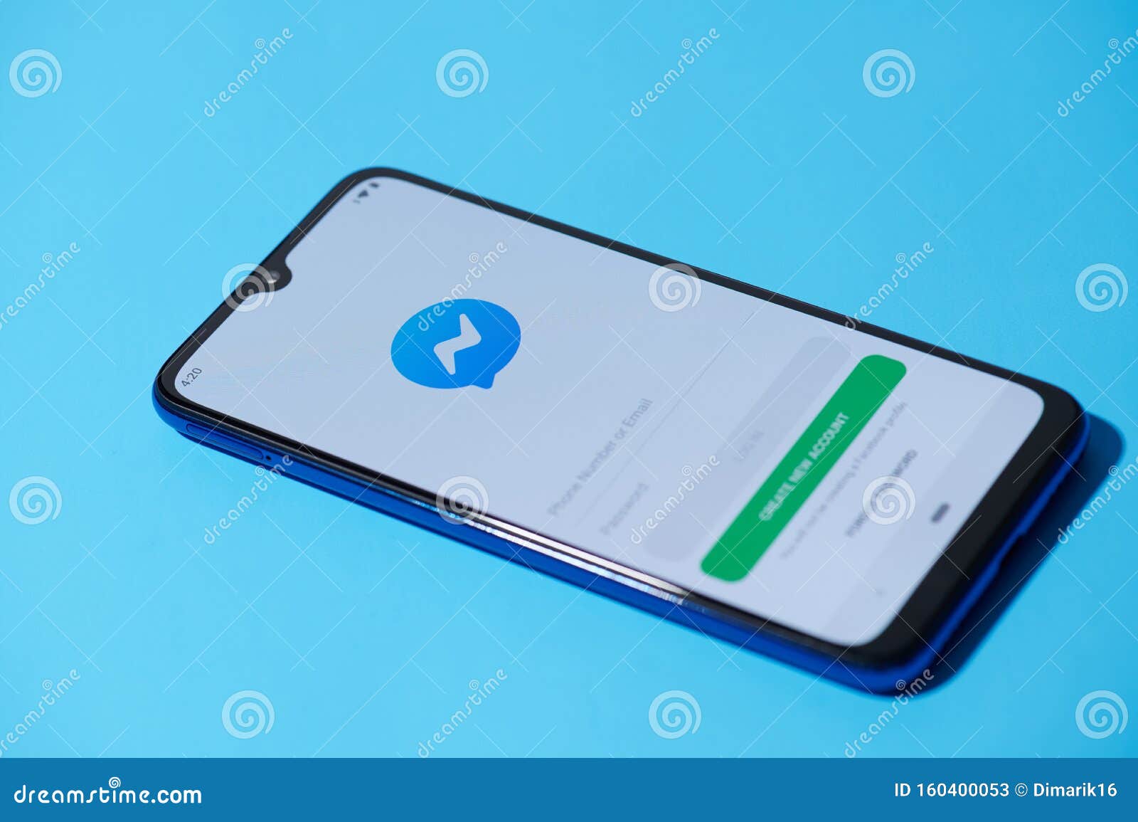 Facebook Messenger Mobile Menu Application Editorial Stock Photo ...