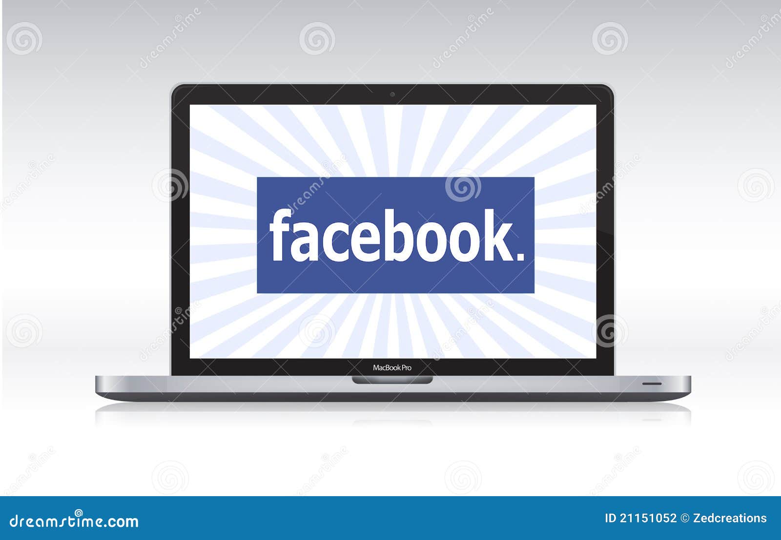 Facebook op macbook pro redactionele fotografie. Illustration of ...