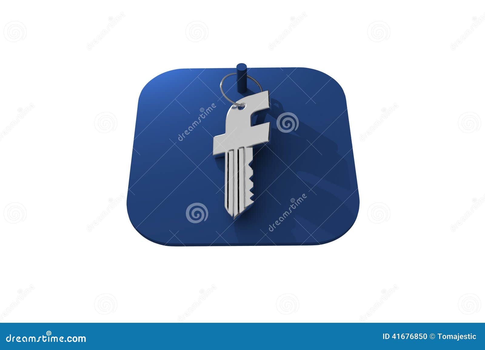 Facebook Security Keys editorial image. Illustration of button - 41676850