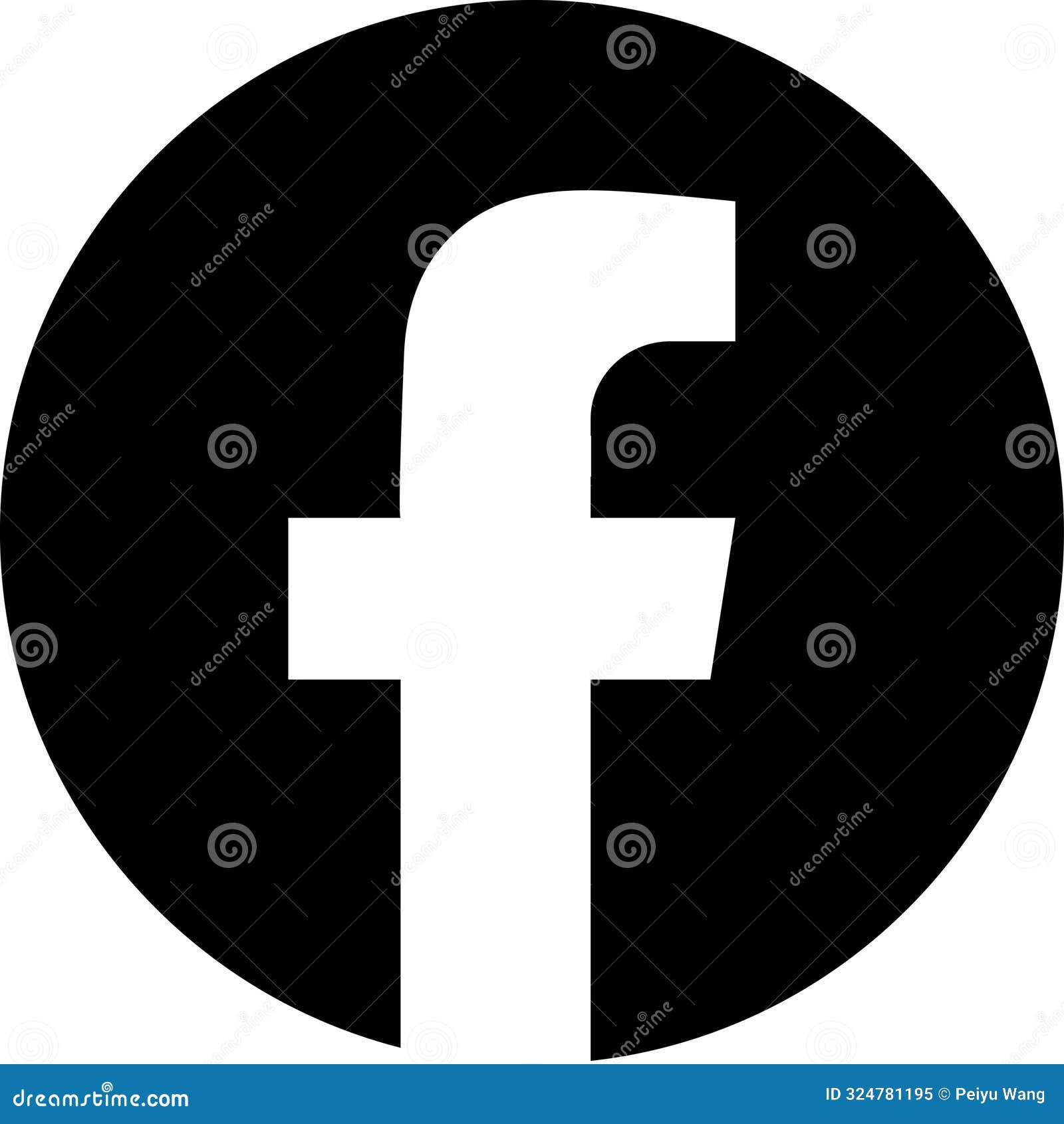 Facebook Social Media Icon Vector Logos Editorial Image - Illustration ...