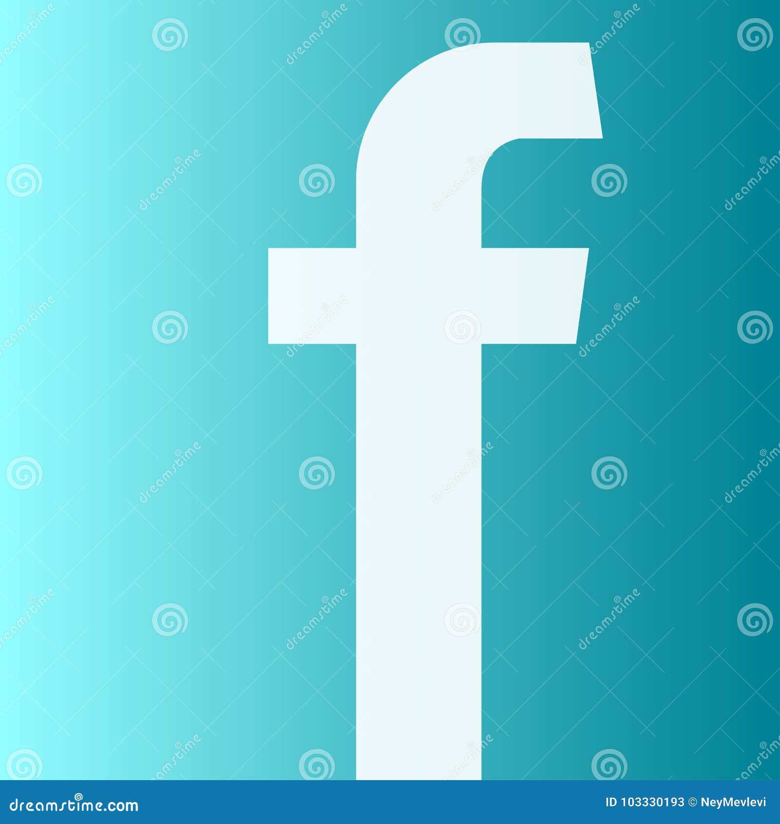 Facebook Sztuki Loga Aero Symbol Zdjęcie Stock Editorial - Ilustracja ...
