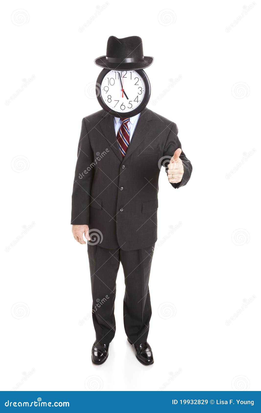 Faceless Businessman Full Body - Thumbsup Stock Image - Image of ...