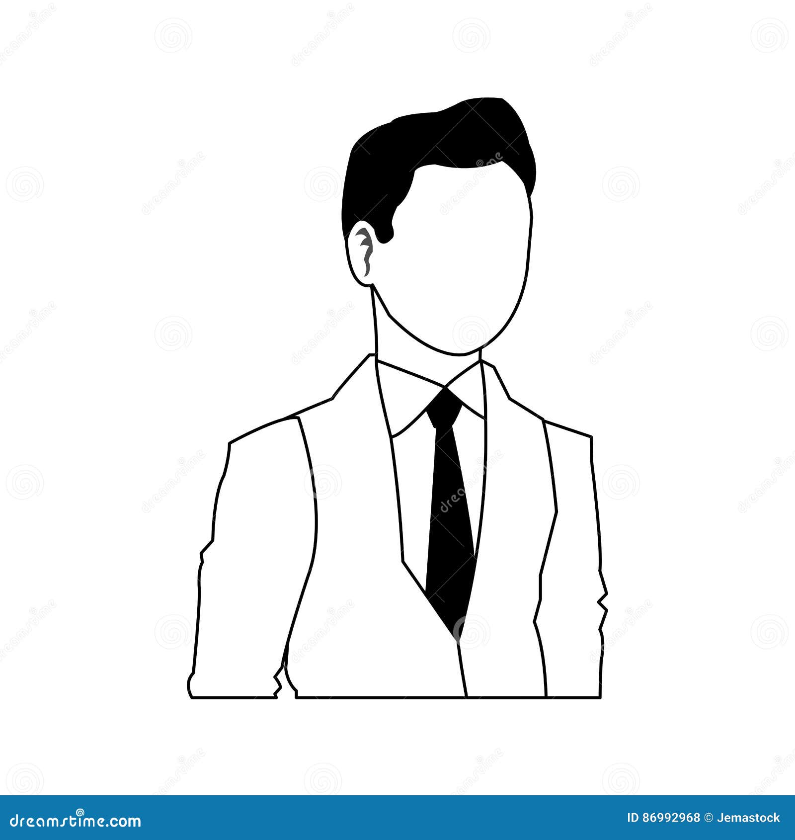 Faceless Businessman Icon Image Stock Vector - Illustration of people ... Faceless Businessman Icon Image Stock Vector - Illustration of people ...