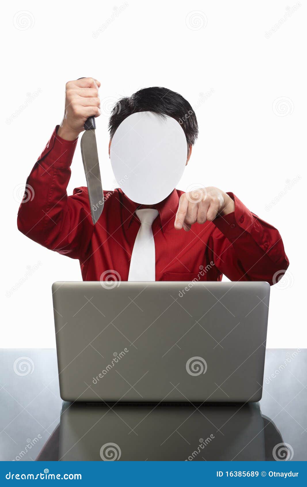 Faceless Businessman and Laptop Stock Image - Image of working, online ...