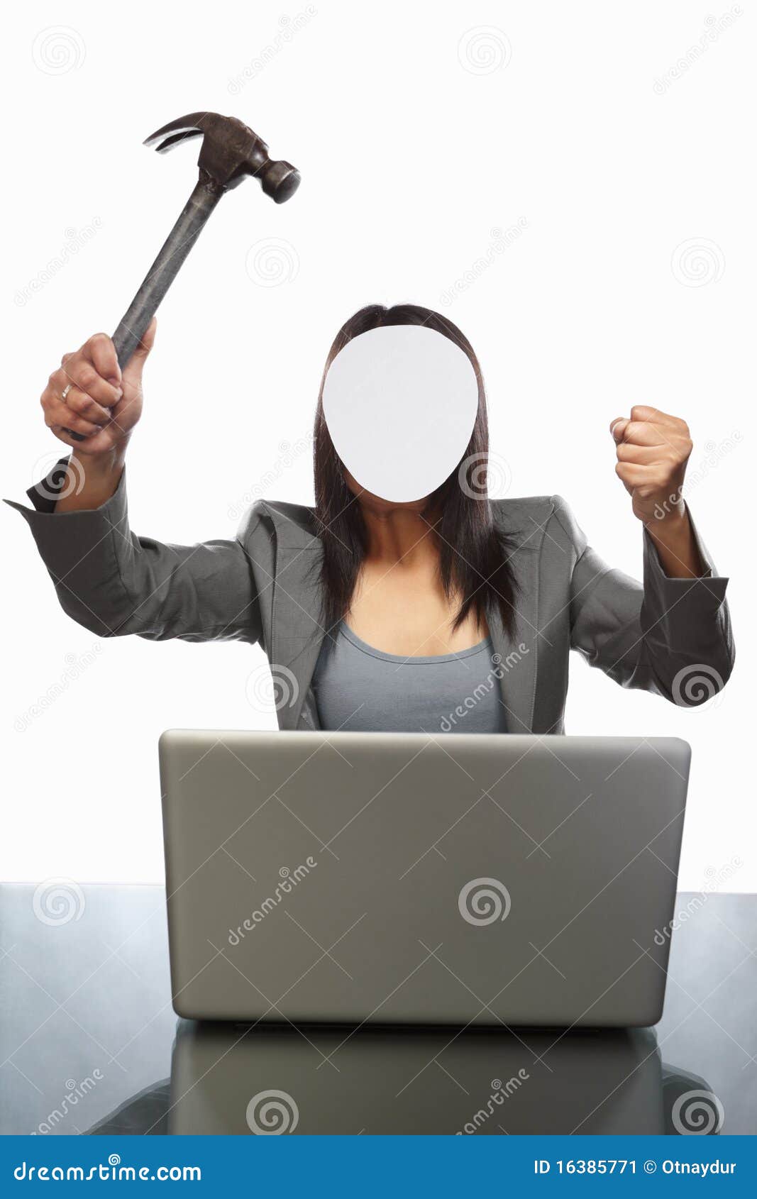 Faceless Businessman and Laptop Stock Image - Image of businessman ...