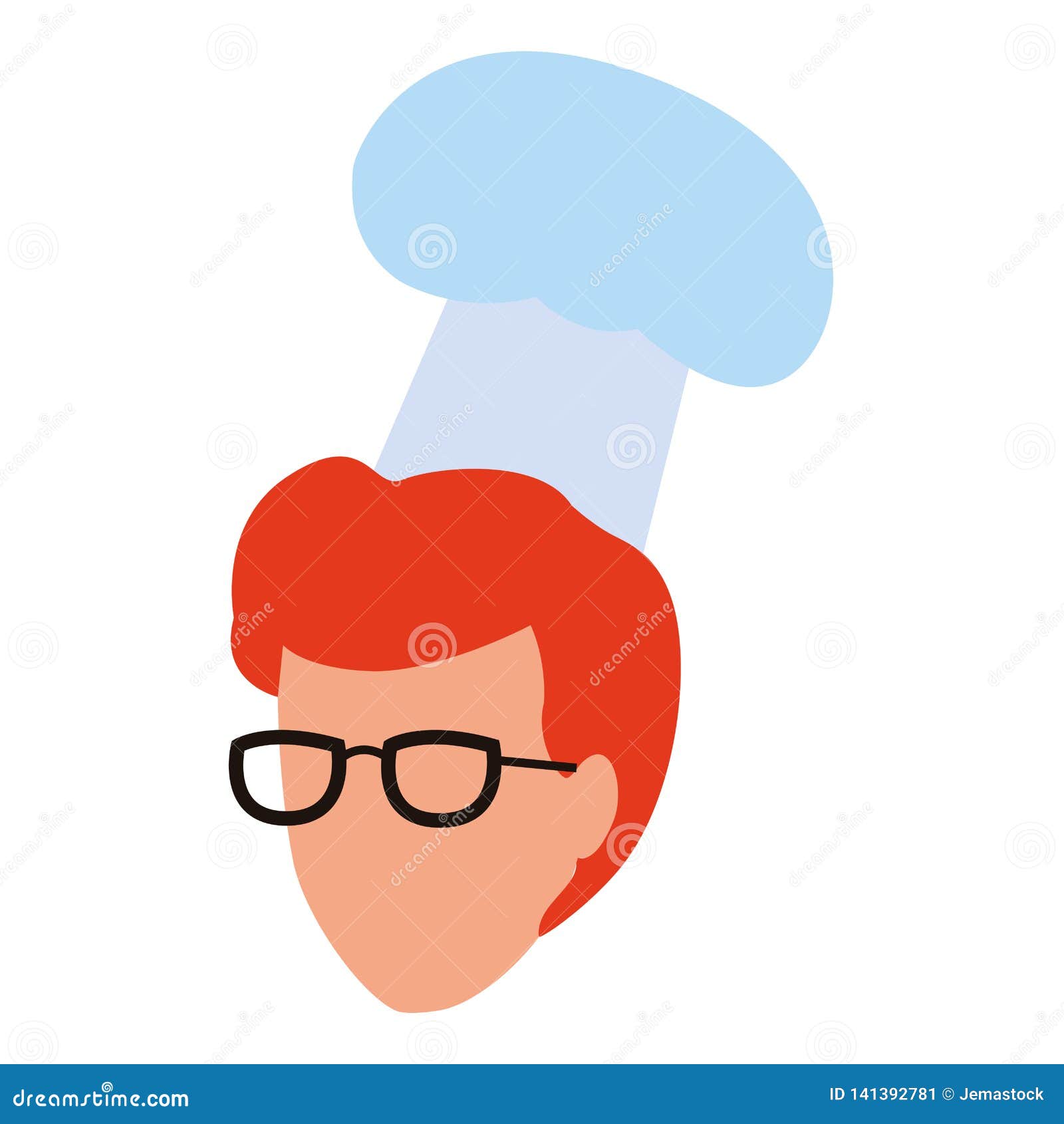 Faceless chef head stock vector. Illustration of concept - 141392781