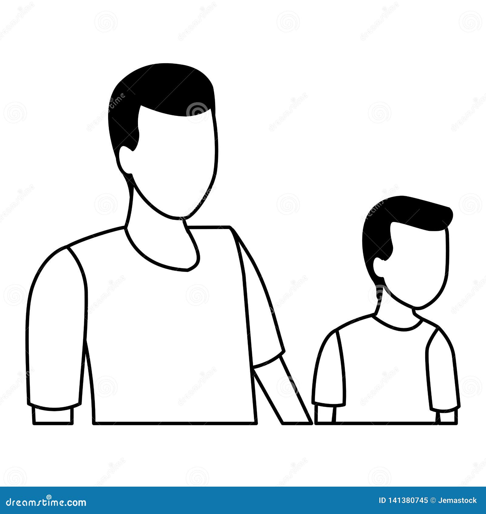 Faceless Father Stock Illustrations – 985 Faceless Father Stock ...