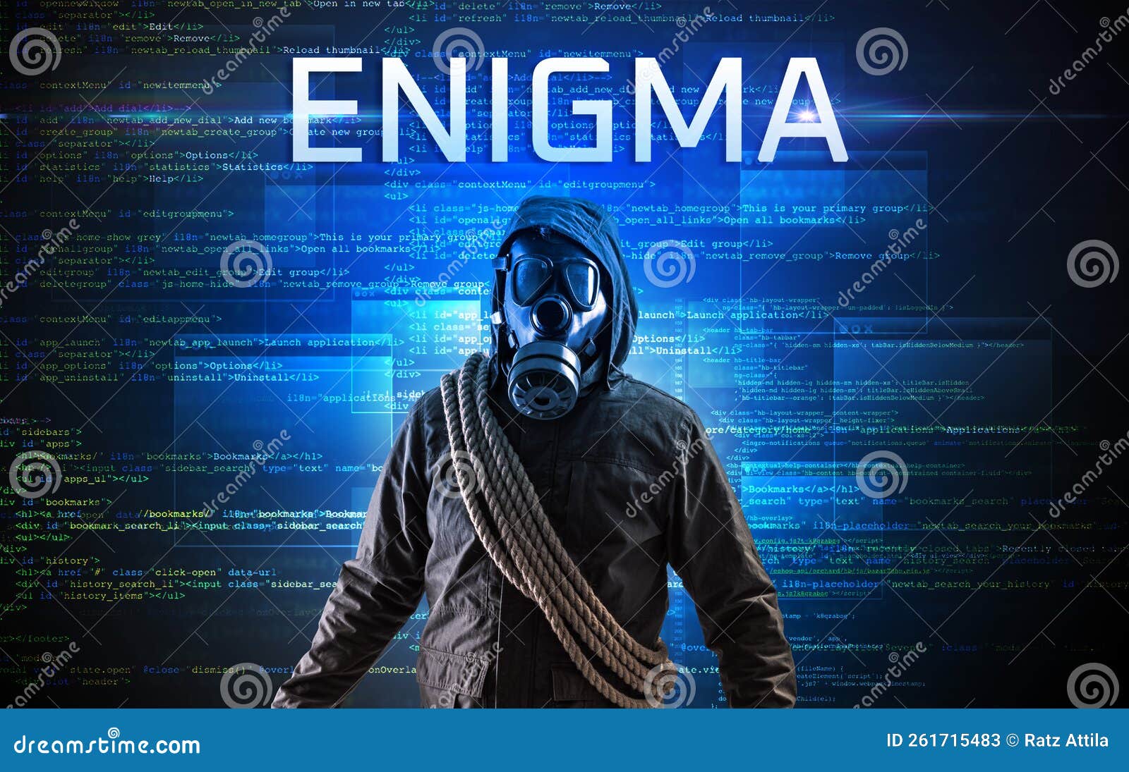 Faceless Hacker on Code Background Stock Image - Image of cyber ...