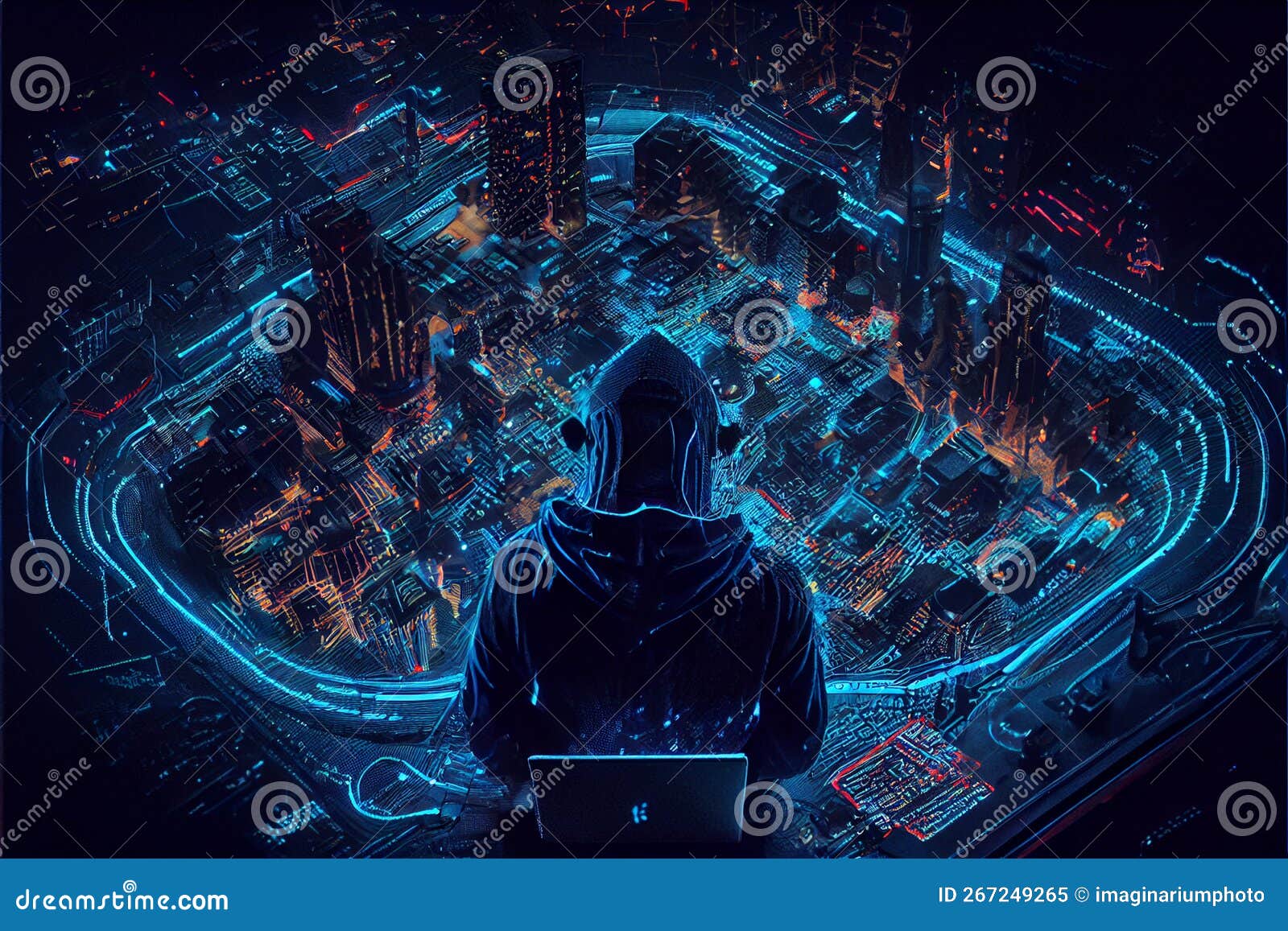 Hacker Attacking System and Computer Security is Under Attack Stock ... Hacker Attacking System and Computer Security is Under Attack Stock ...