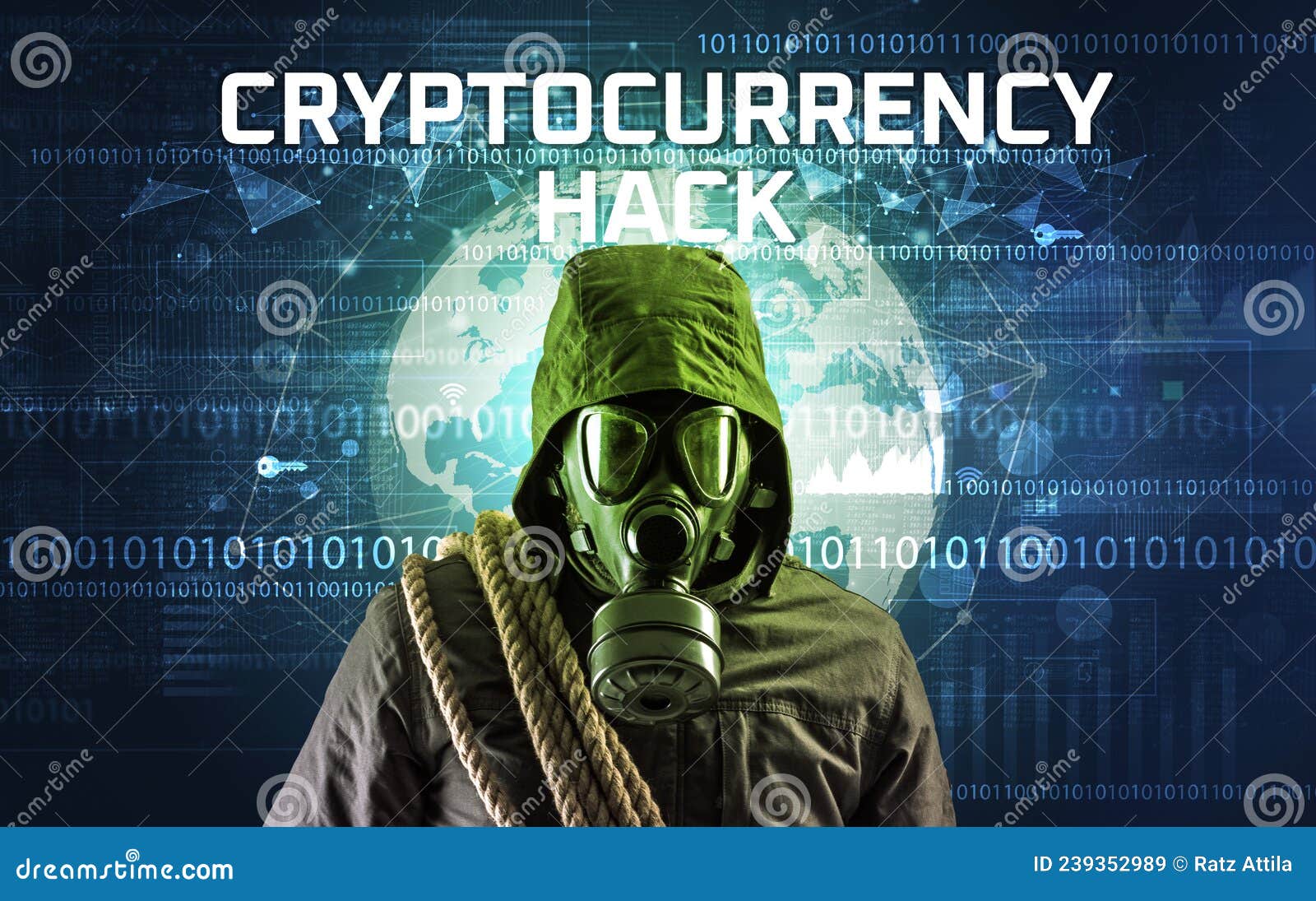Faceless Hacker at Work, Security Concept Stock Image - Image of ...