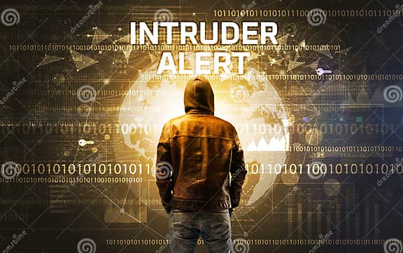Faceless Hacker at Work, Security Concept Stock Photo - Image of ...