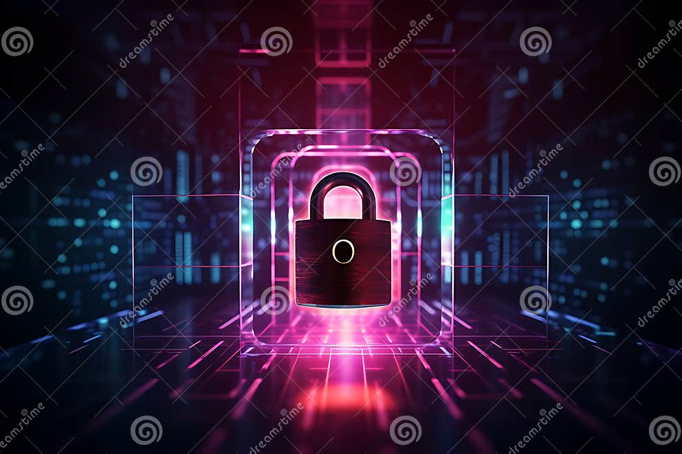 Faceless Hackers And Malware Hackers Use Laptops With Dangerous Digital Code On Binary Code