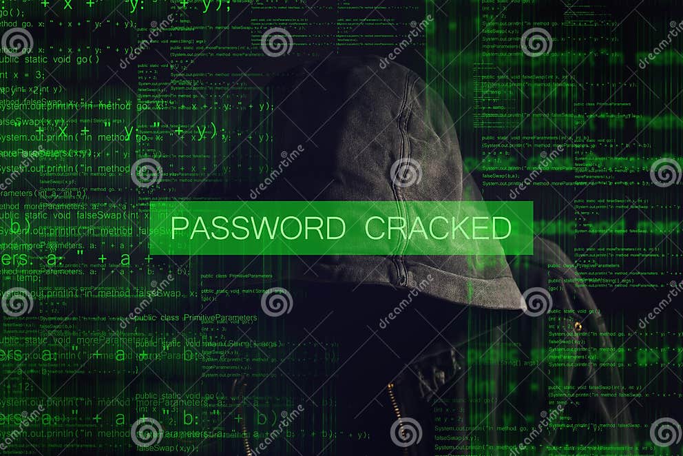 Faceless Hooded Anonymous Computer Hacker Stock Image - Image of ...