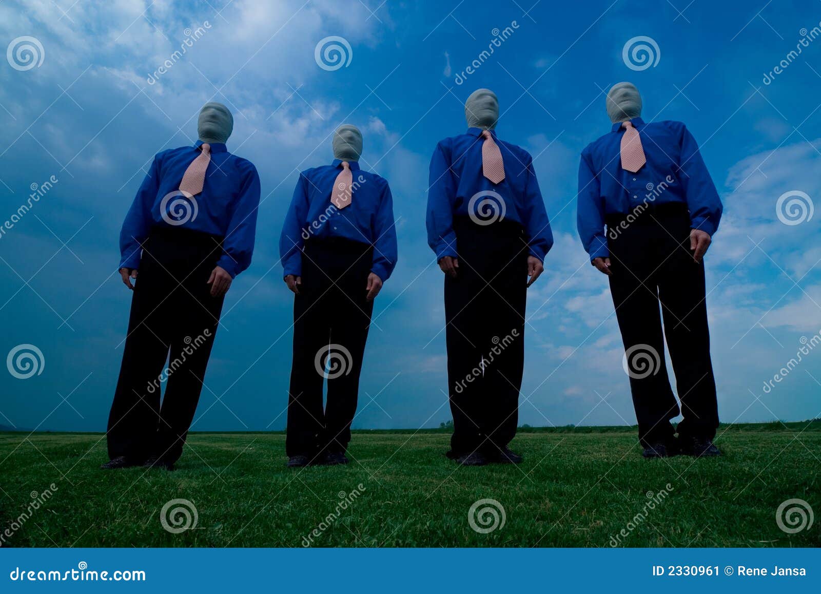 Faceless Male Group Stock Image - Image: 2330961