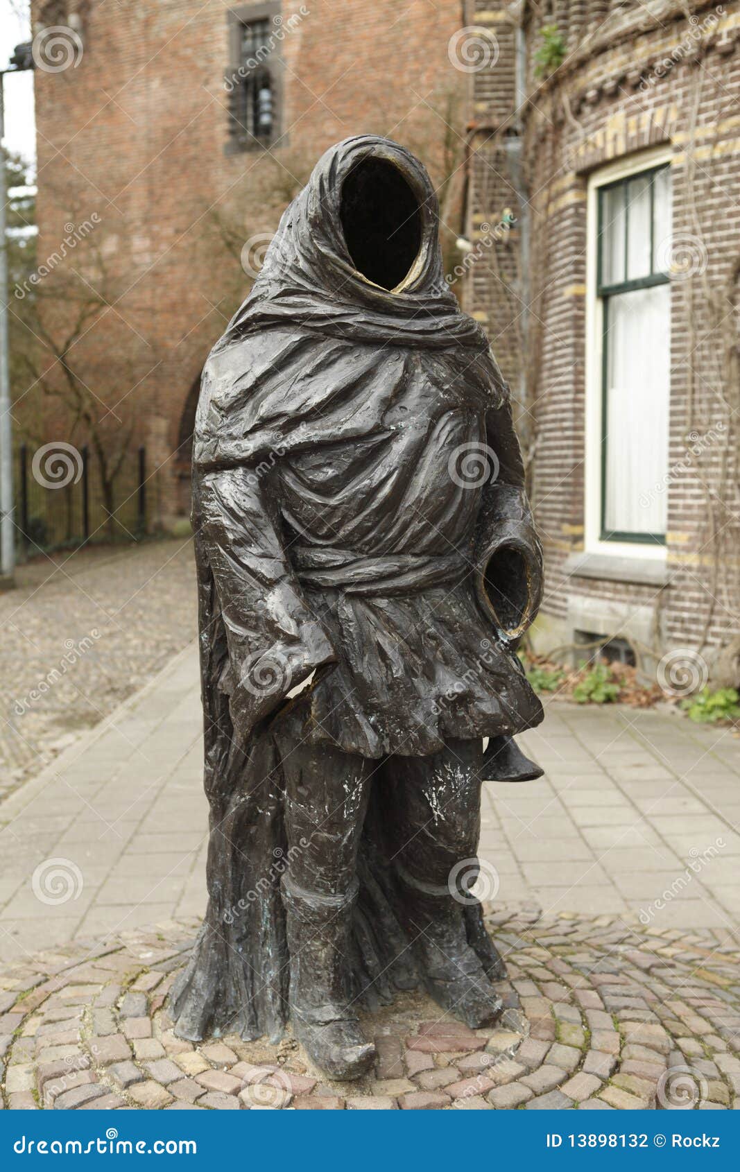 Faceless man stock photo. Image of medieval, window, trumpet - 13898132