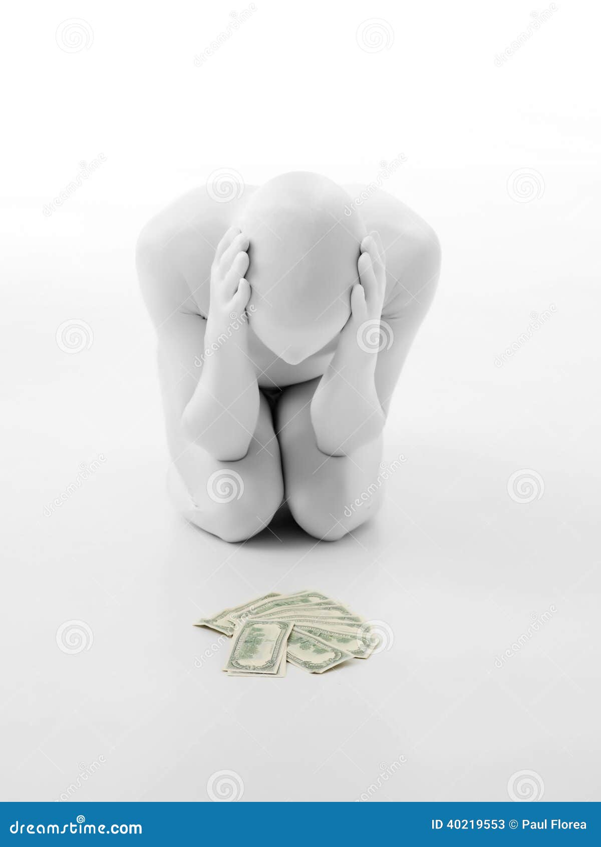 Faceless man pile of money stock image. Image of dollar - 40219553