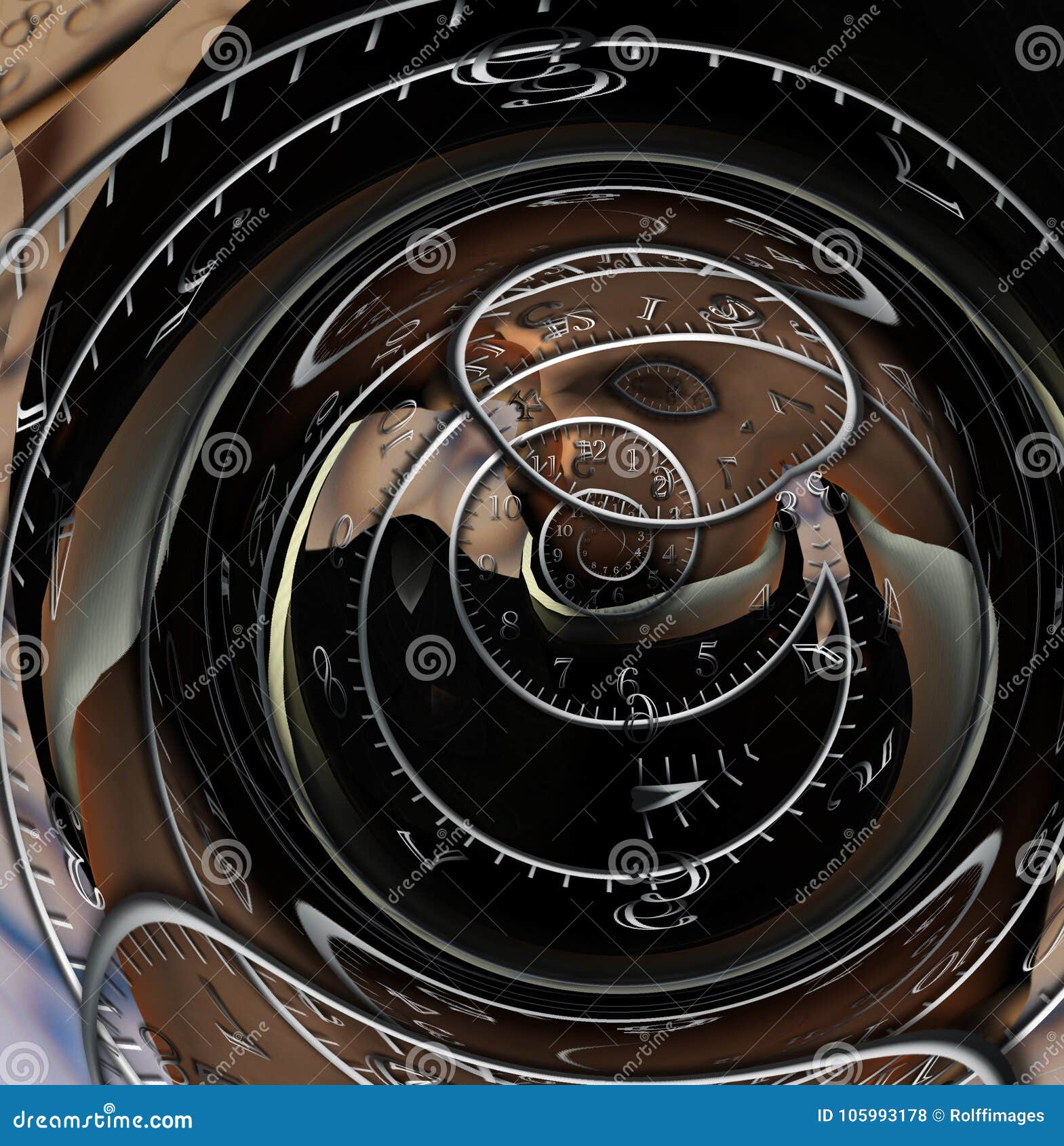 The time twister stock illustration. Illustration of color - 105993178