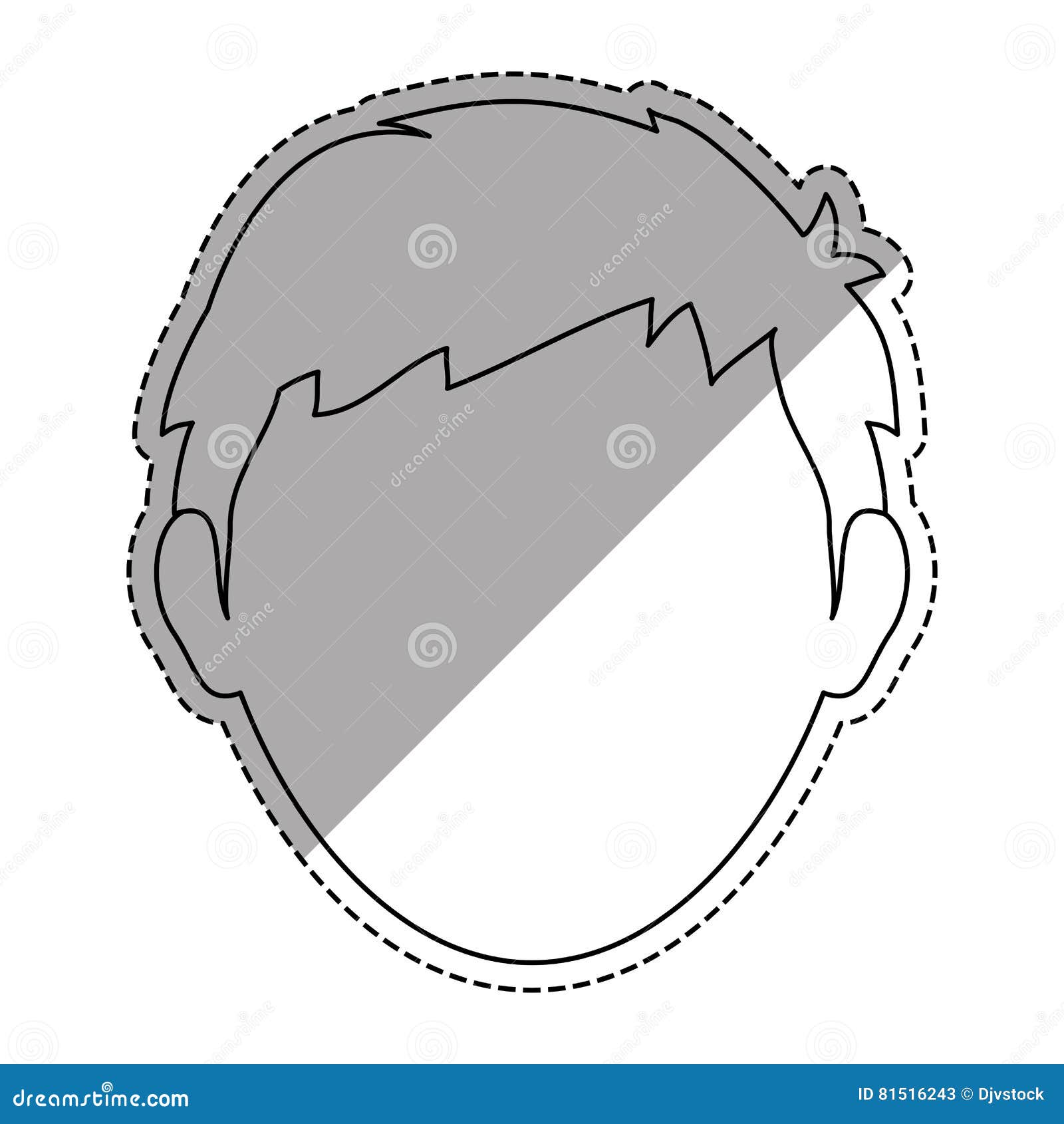 Faceless men cartoon stock vector. Illustration of user - 81516243