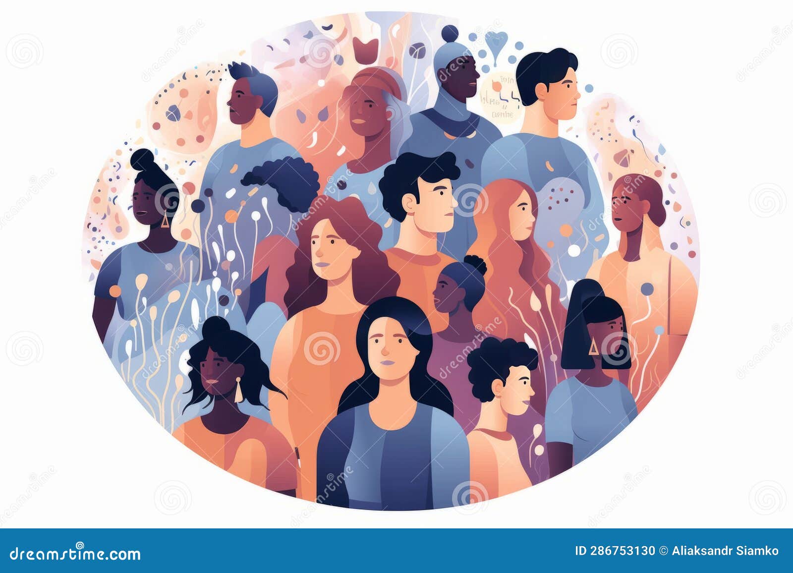 Faceless People with Diverse Talents, Abilities, Skills, Mindsets ...