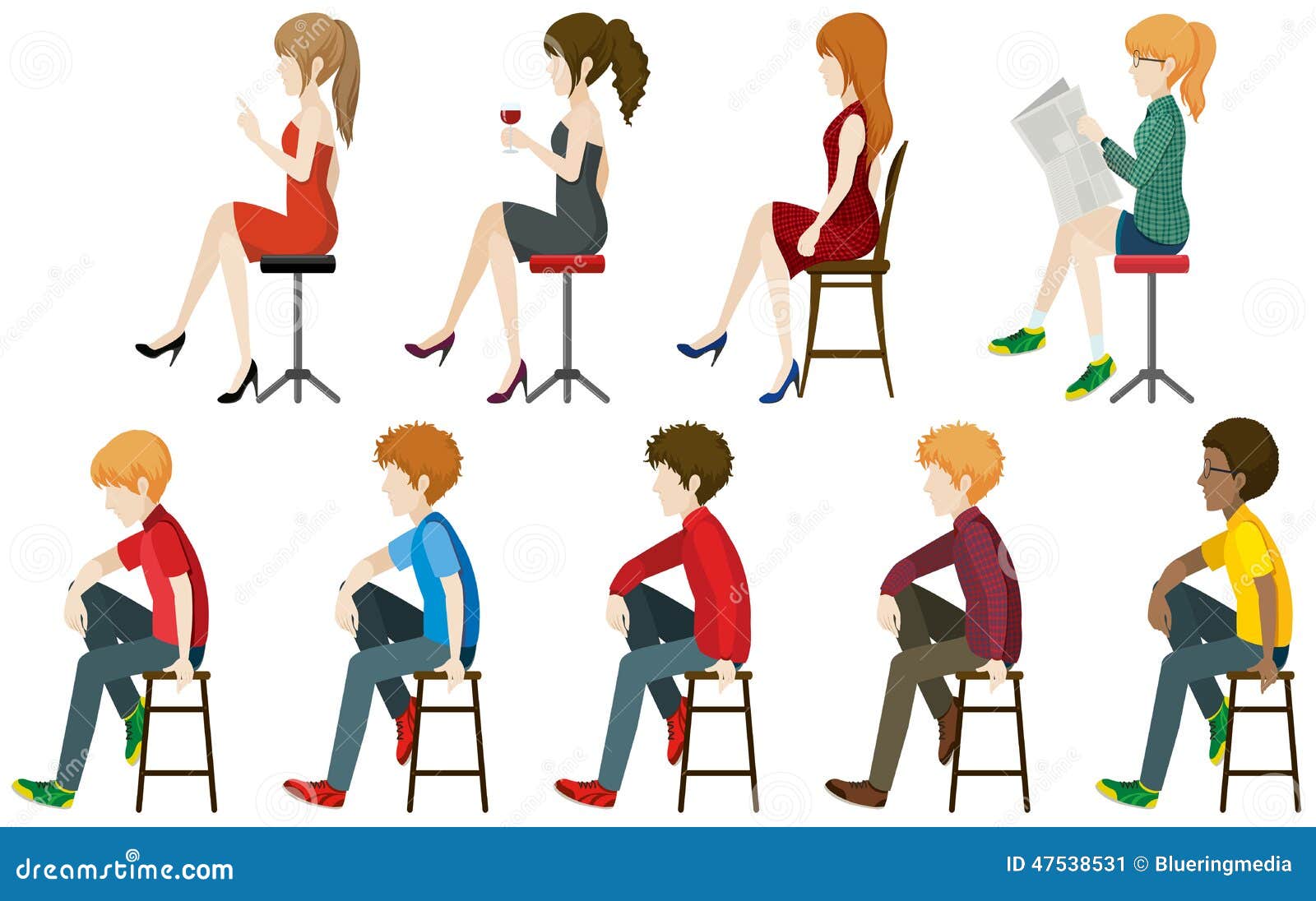 Faceless People Holding Hands And Dancing Lindy Hop Together. Man And ...