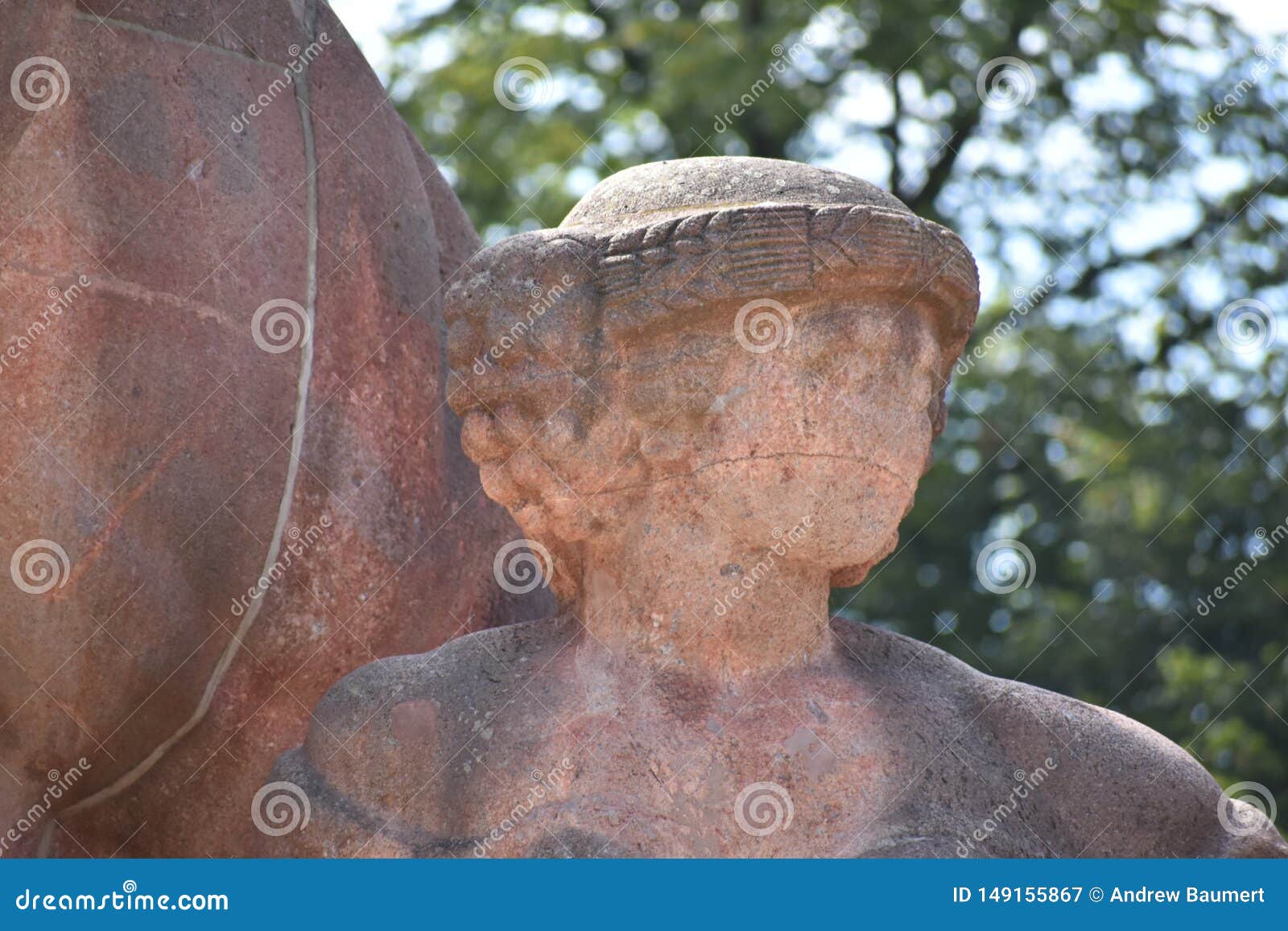 Faceless Statue in a Berlin Park Stock Image - Image of monument ...