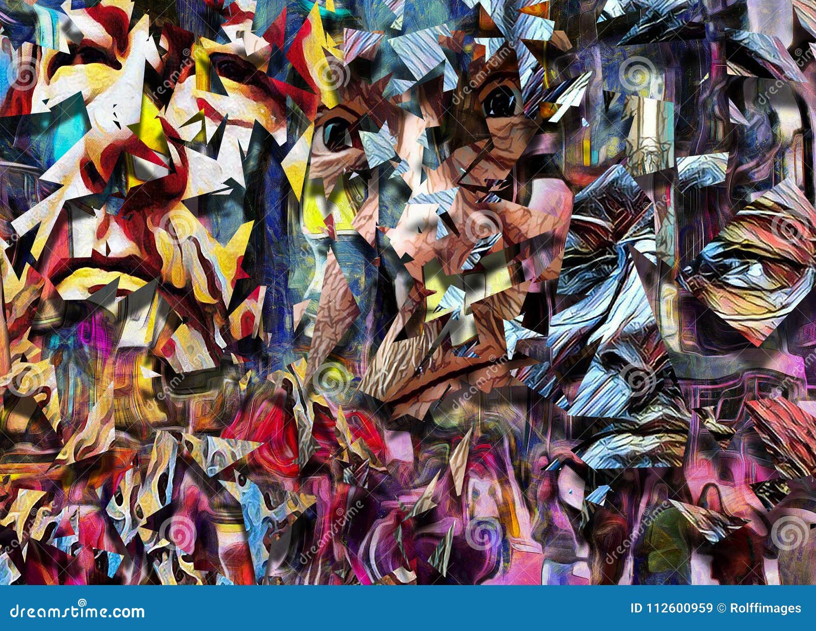 Faces stock illustration. Illustration of design, face - 112600959