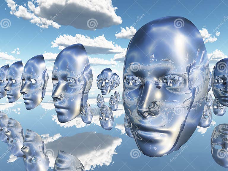 Faces stock illustration. Illustration of disguise, female - 36897837