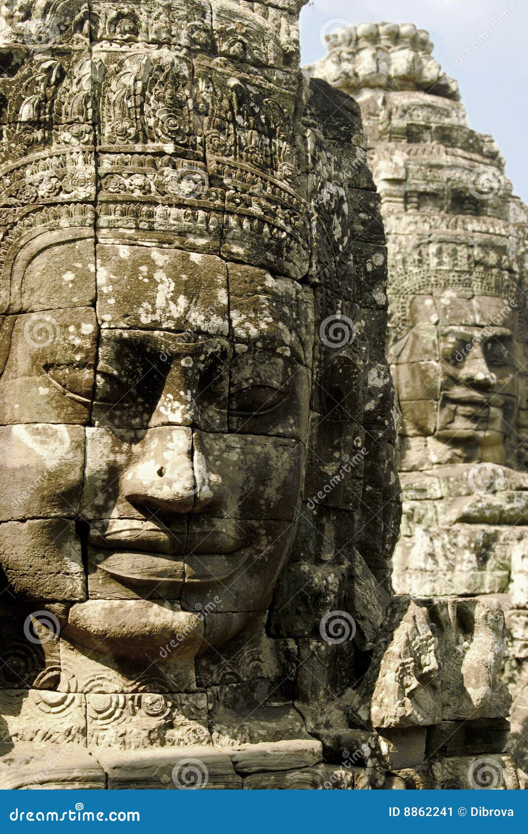 Faces of gods stock image. Image of ancient, thom, raider - 8862241