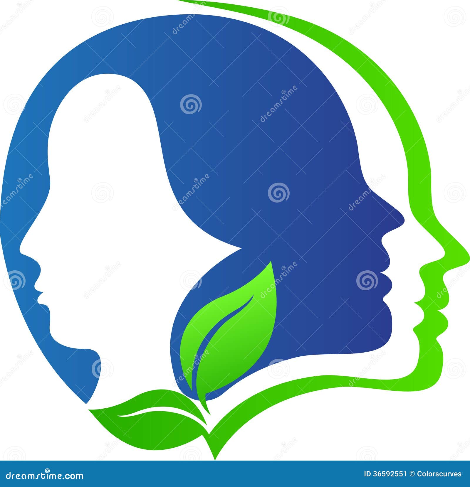 Faces logo stock vector. Illustration of difference, environmental ...