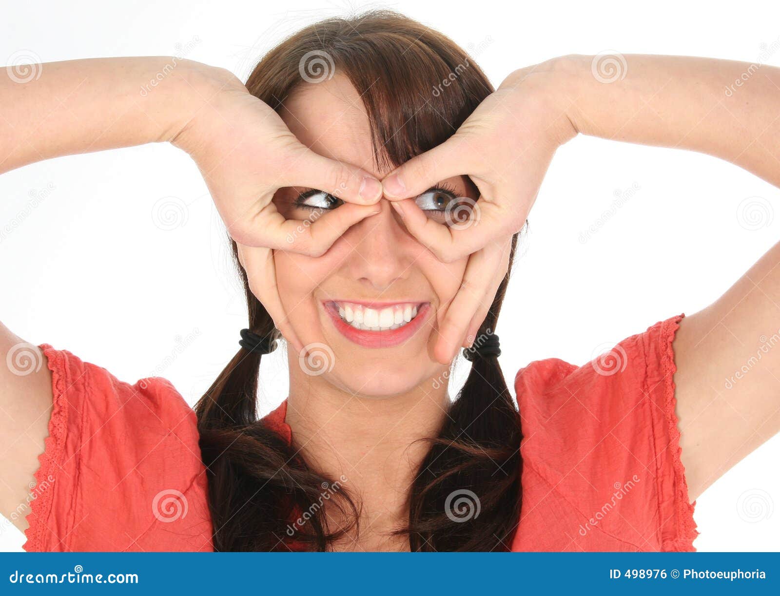 Faces Parvas Da Menina Bonita Foto de Stock - Imagem de americano ...